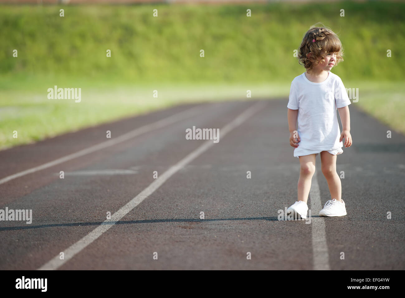 Athletics kids hi-res stock photography and images - Alamy