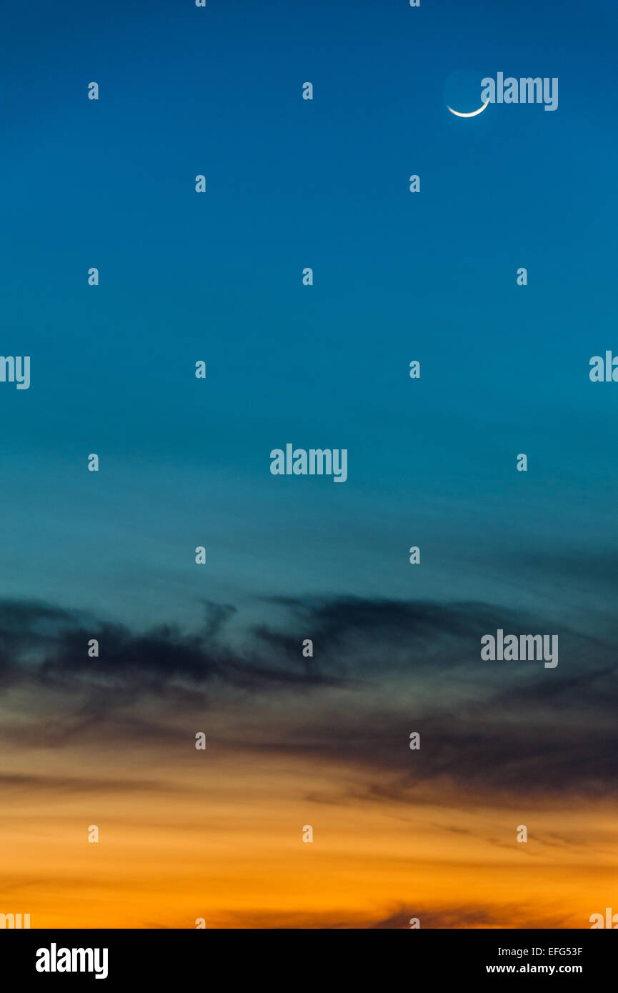 Crescent moon color hi-res stock photography and images - Alamy