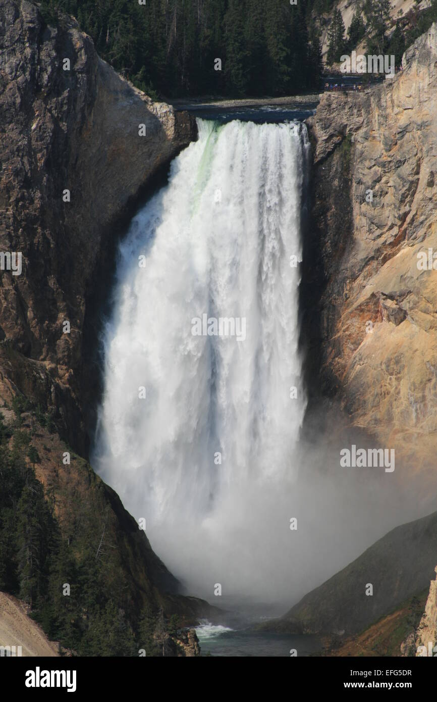 Upper yellowstone falls national hi-res stock photography and images ...