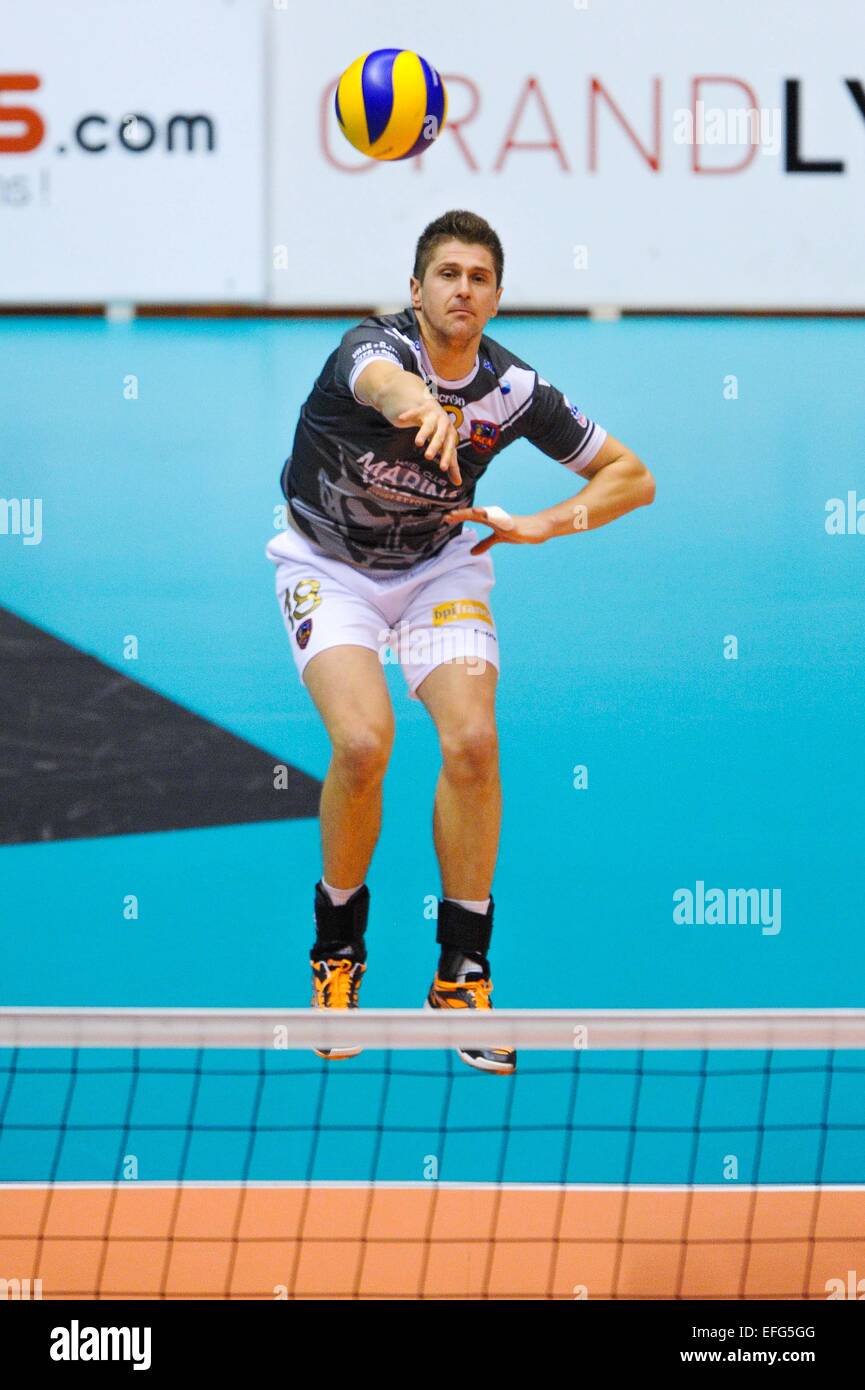 Jovica SIMOVSKI - 29.01.2015 - Lyon/Ajaccio - 18e journee Ligue A.Photo ...