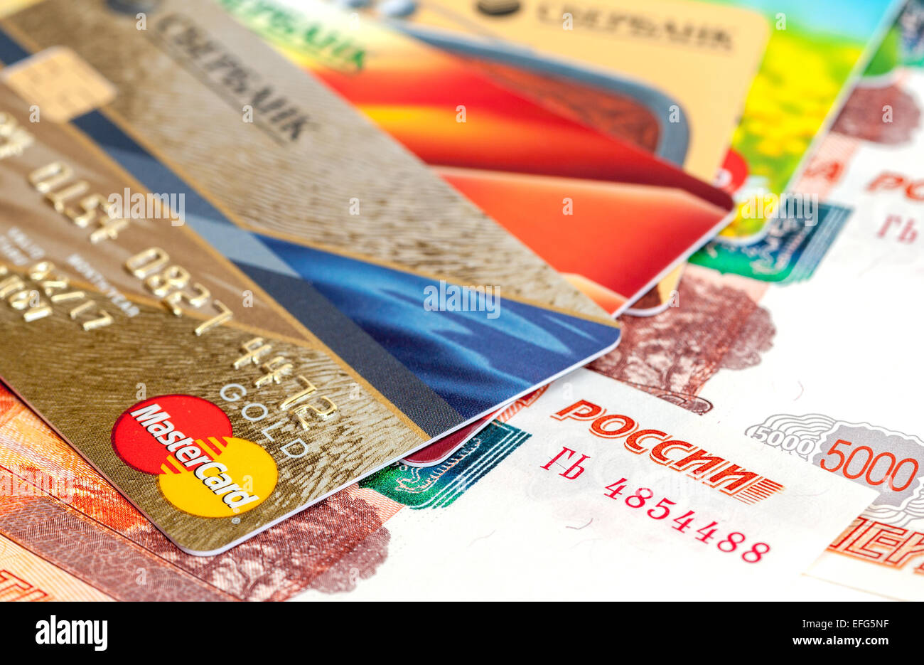 Sberbank card hi-res stock photography and images - Alamy