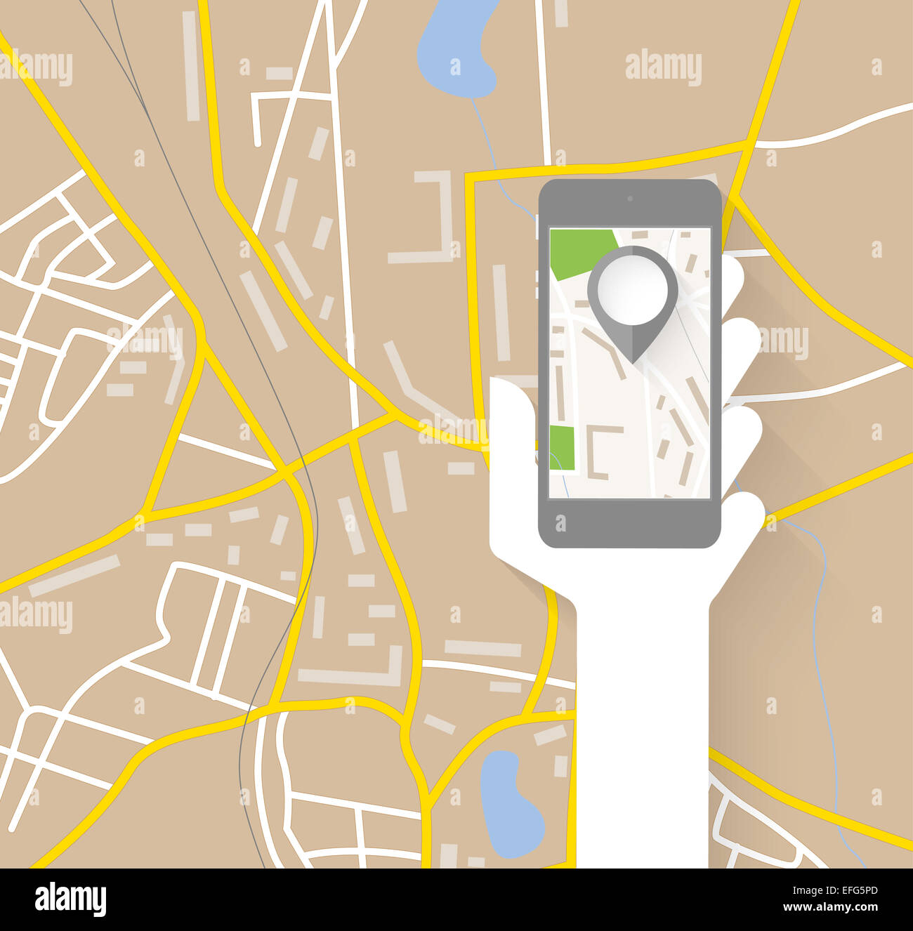 Map gps navigation hi-res stock photography and images - Alamy