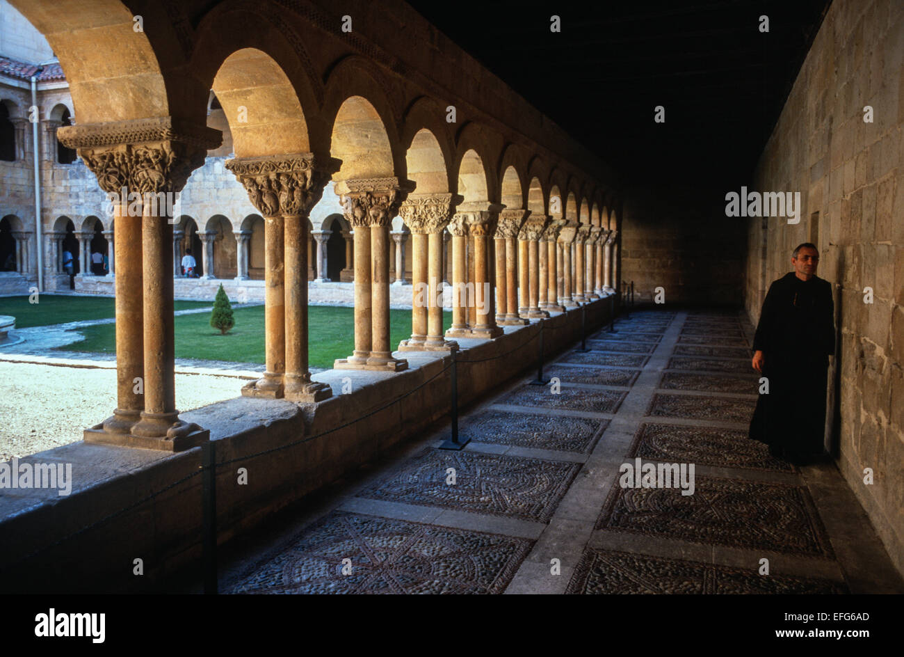Romanesque cloister of Santo Domingo de Silos Benedictine monastery (11 ...