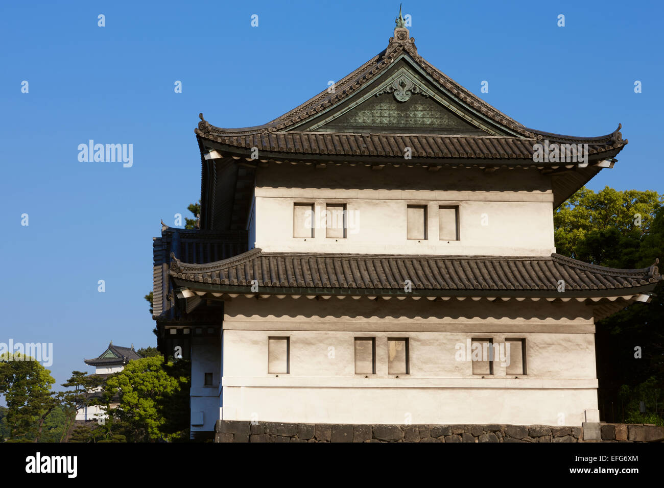 Imperial Palace buildings, Tokyo, Japan Stock Photo - Alamy