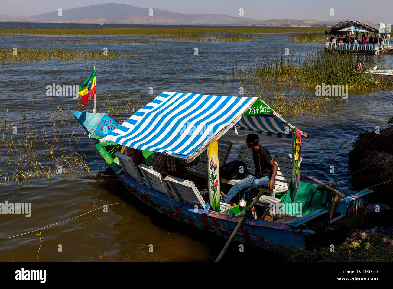 Boat Trip, Lake Hawassa, Hawassa, Ethiopia Stock Photo - Alamy