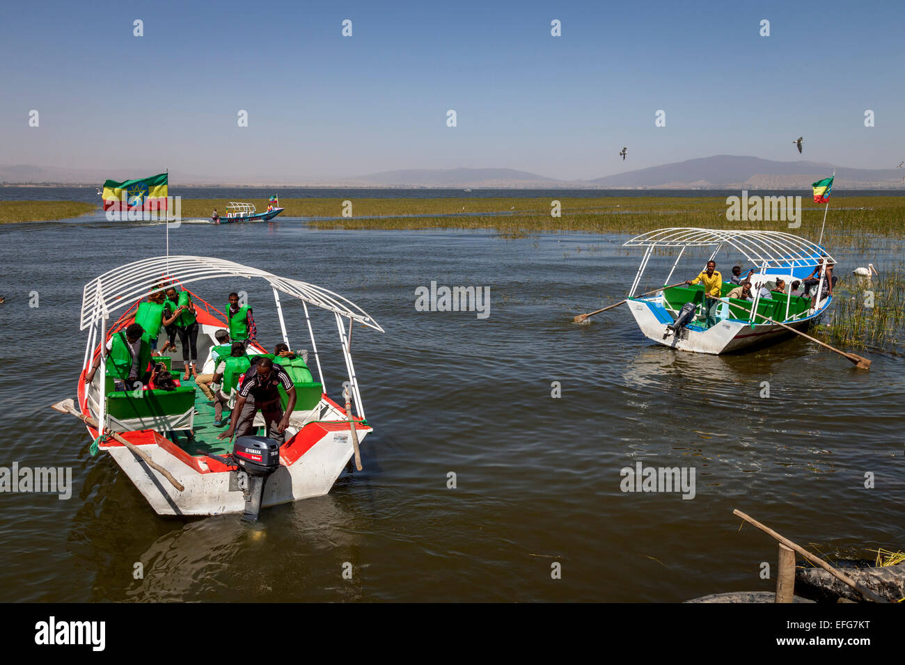 Boat trip lake hawassa hawassa hi-res stock photography and images - Alamy