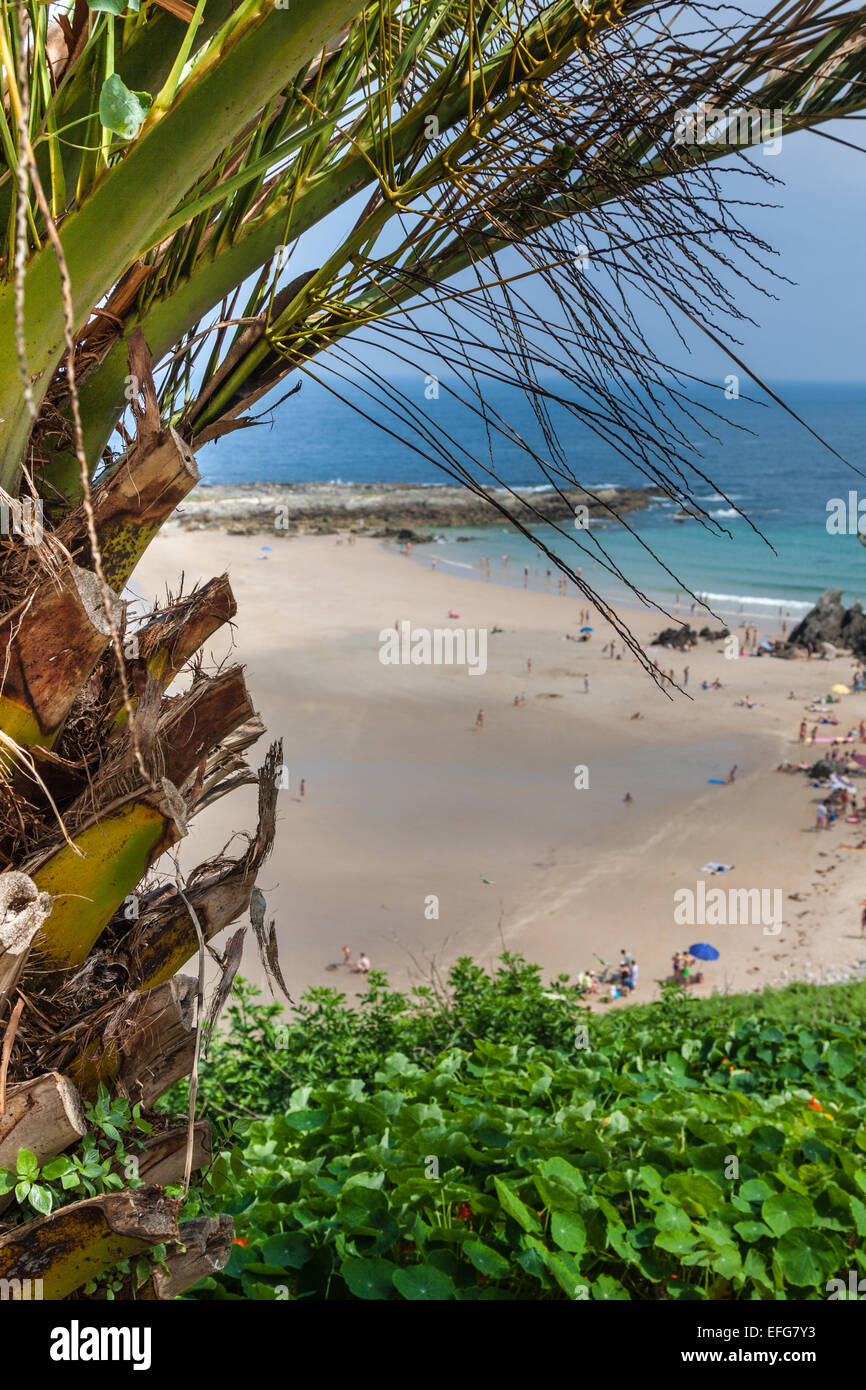 Beach of Pechon, Cantabria, Spain Stock Photo - Alamy