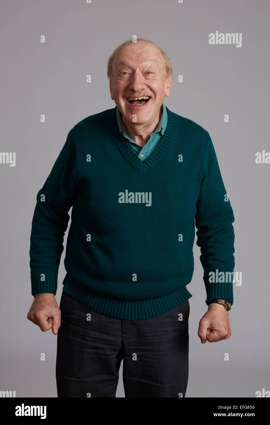 Elderly Man Studio Session Stock Photo - Alamy