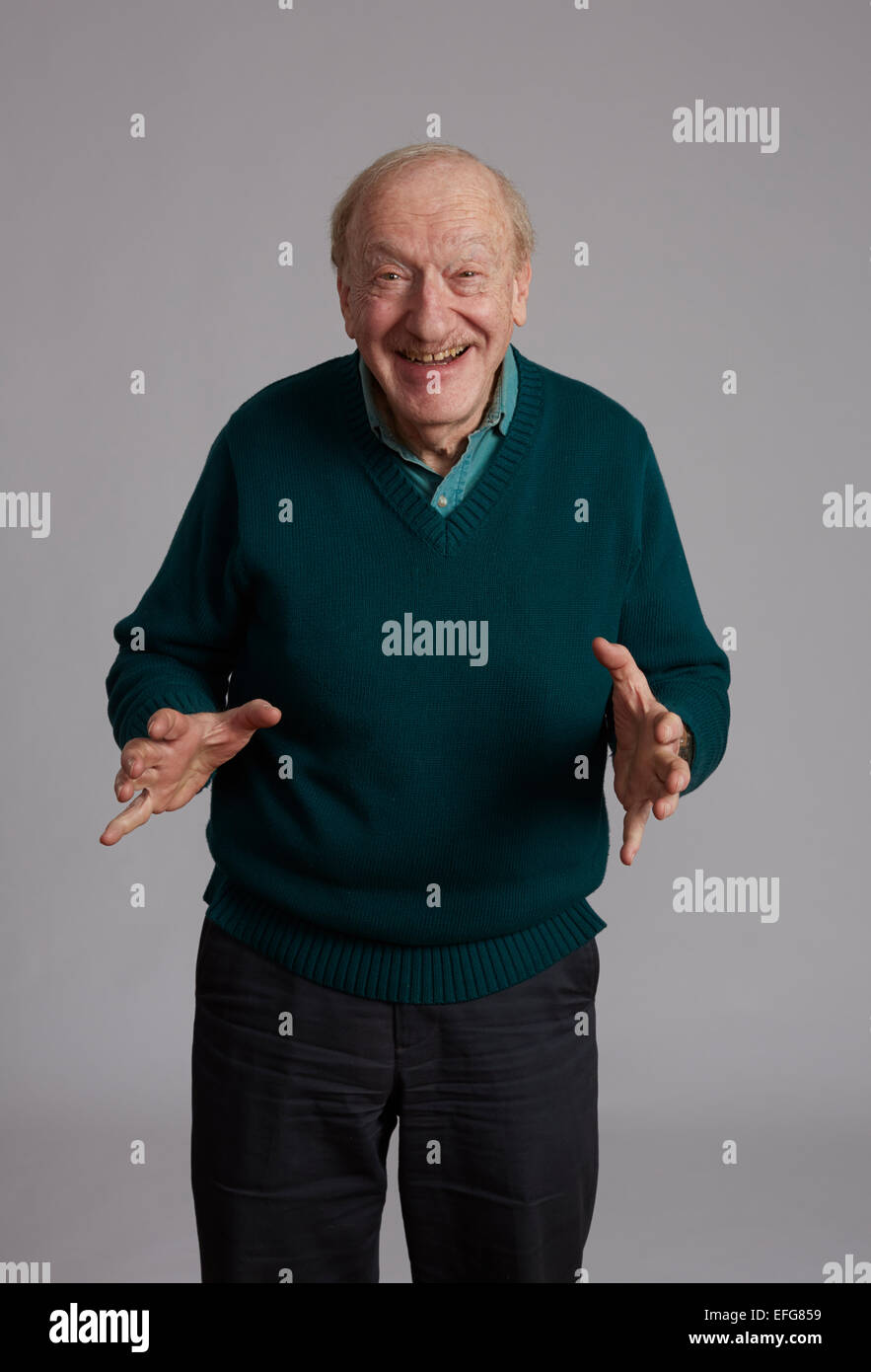 Elderly Man Studio Session Stock Photo - Alamy