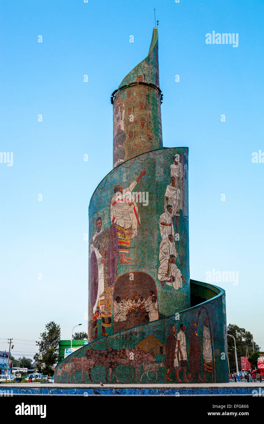 Monument To The Sidama People, Hawassa, Ethiopia Stock Photo - Alamy