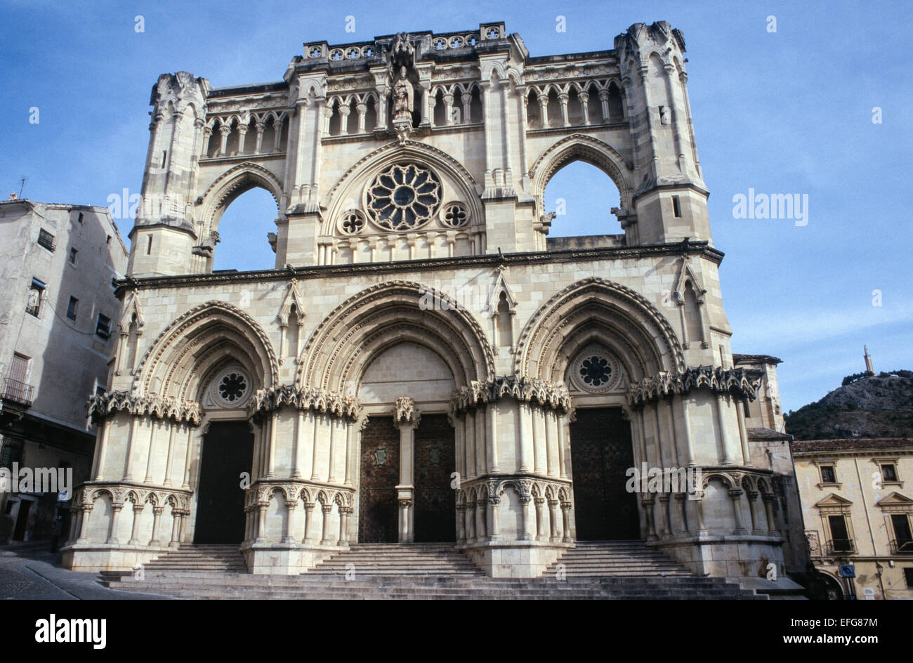 Gothic Cathedral. Cuenca. Spain Stock Photo - Alamy