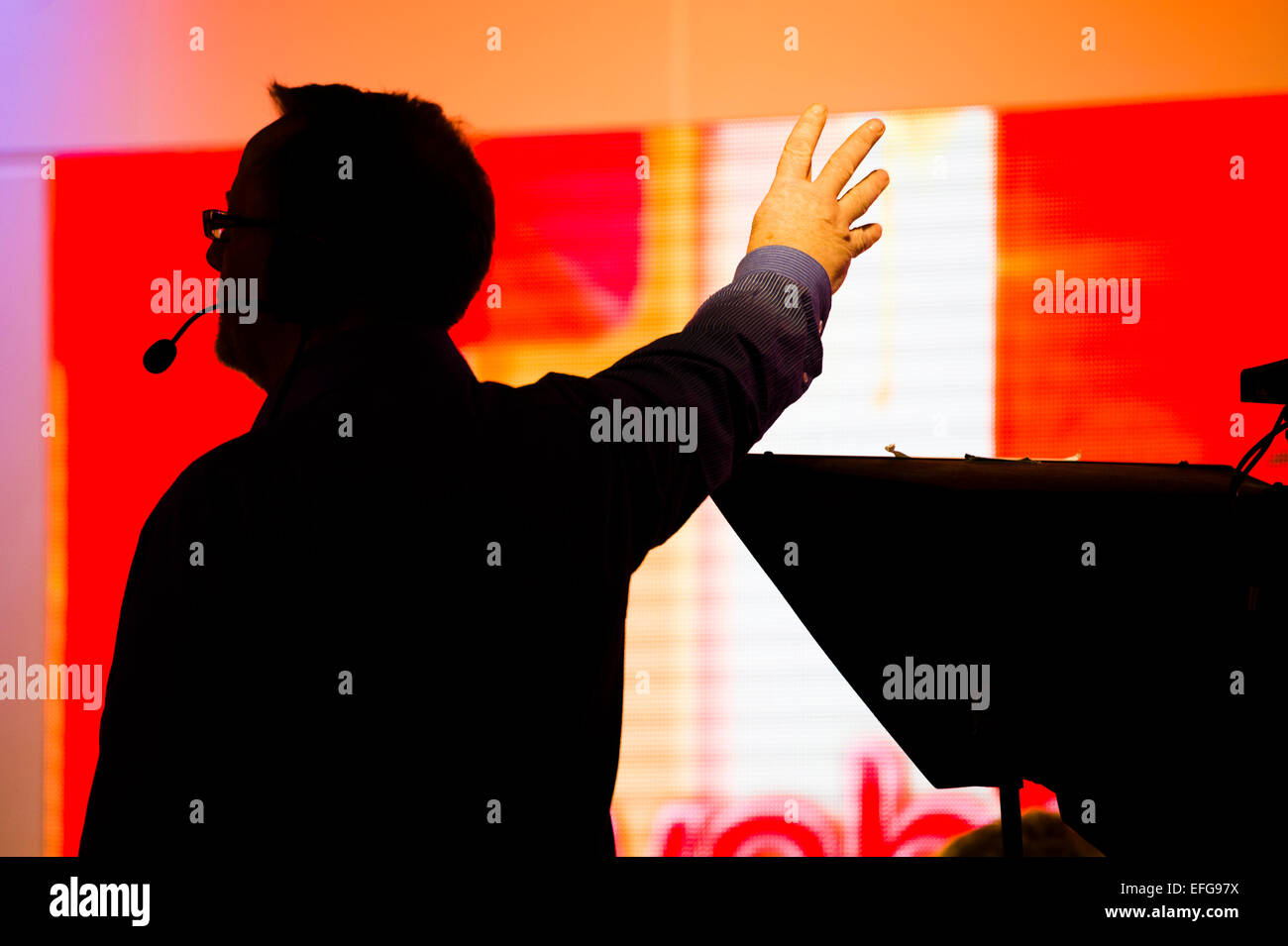 Working in broadcast media floor hi-res stock photography and images ...