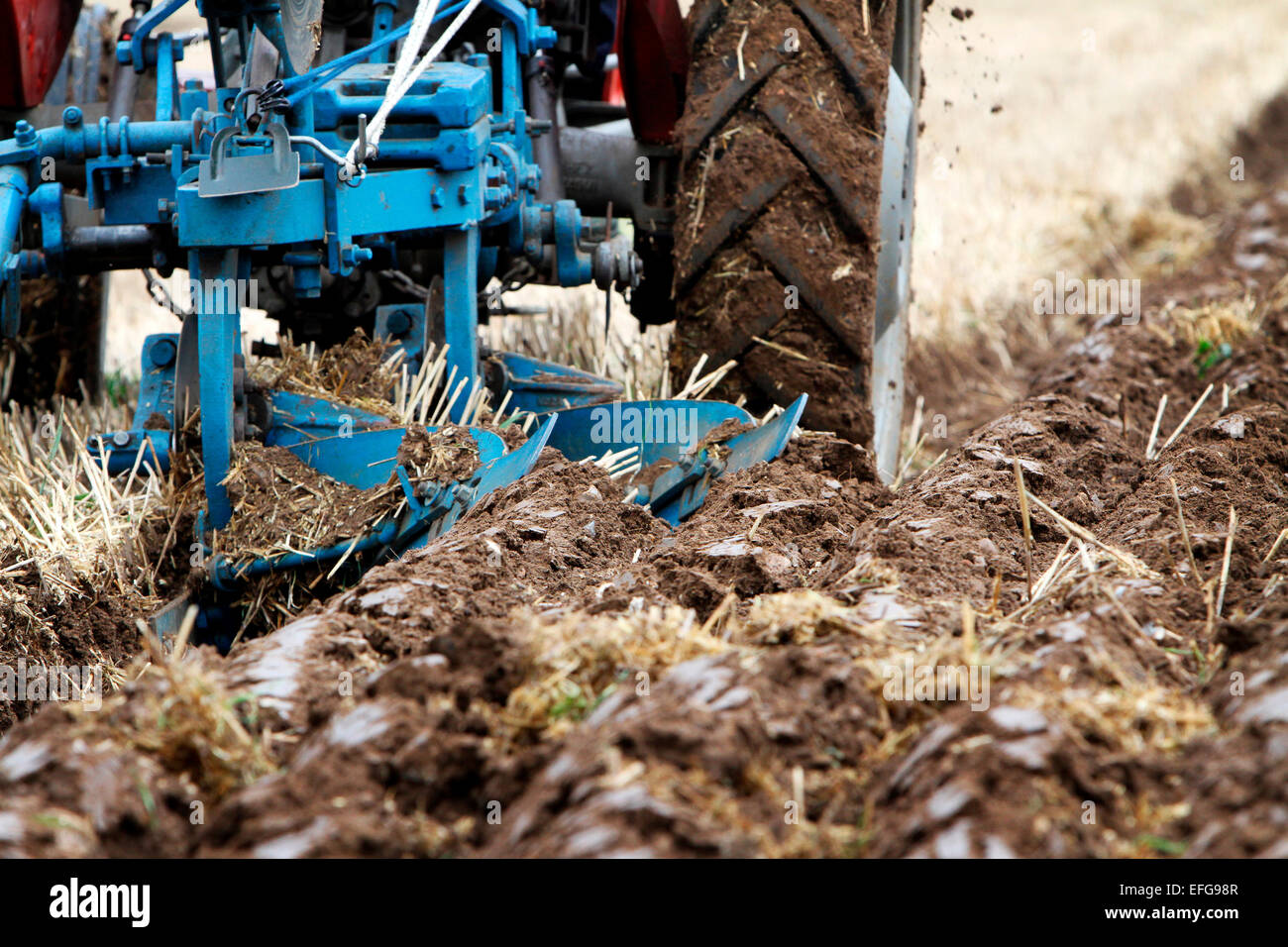 Traditional ploughing hi-res stock photography and images - Alamy