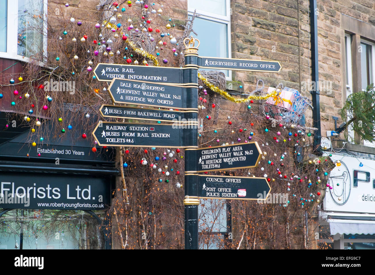 Matlock Town Centre Derbyshire England Stock Photos & Matlock Town ...