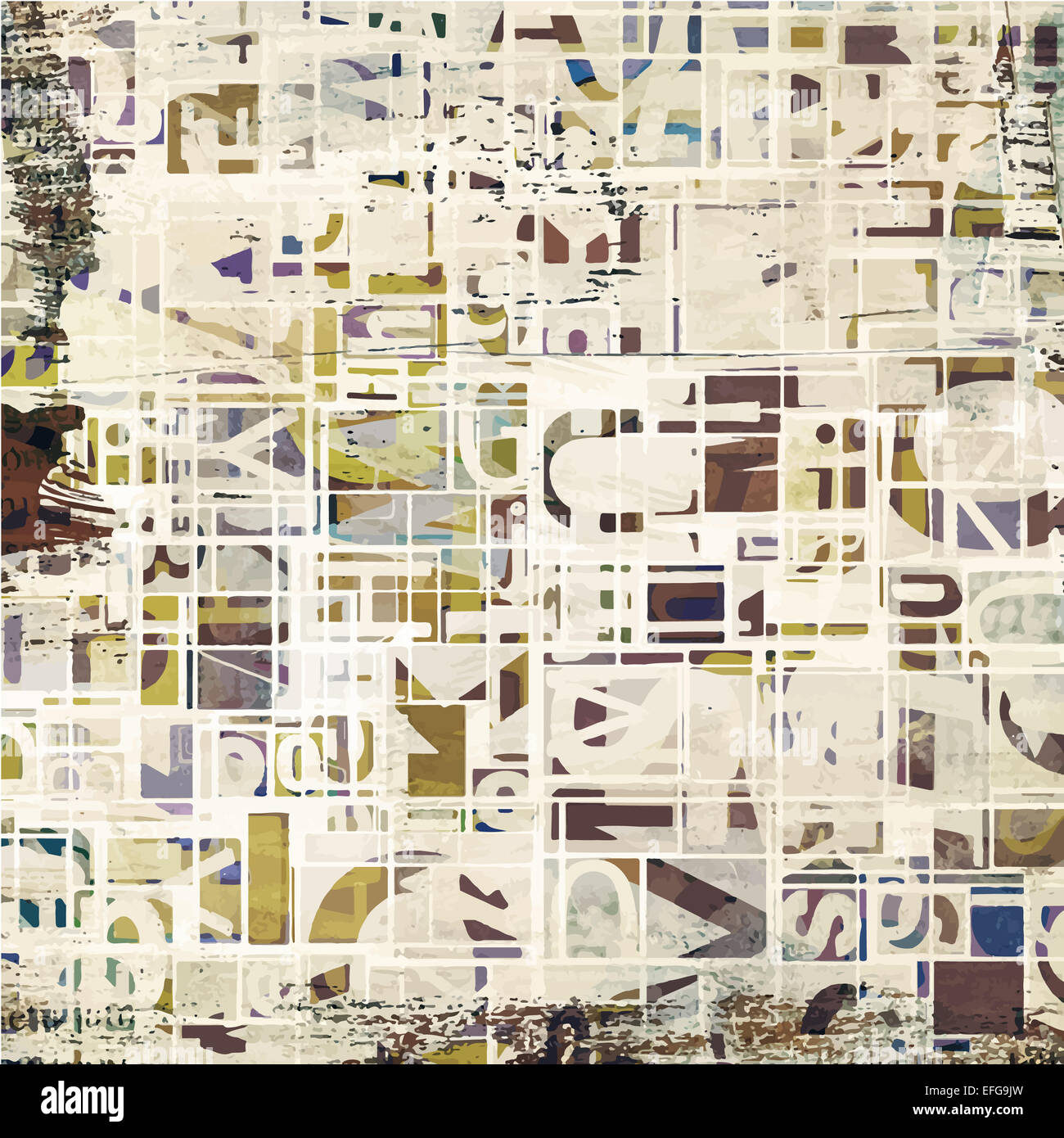 newspaper, magazine grunge letters background Stock Photo - Alamy