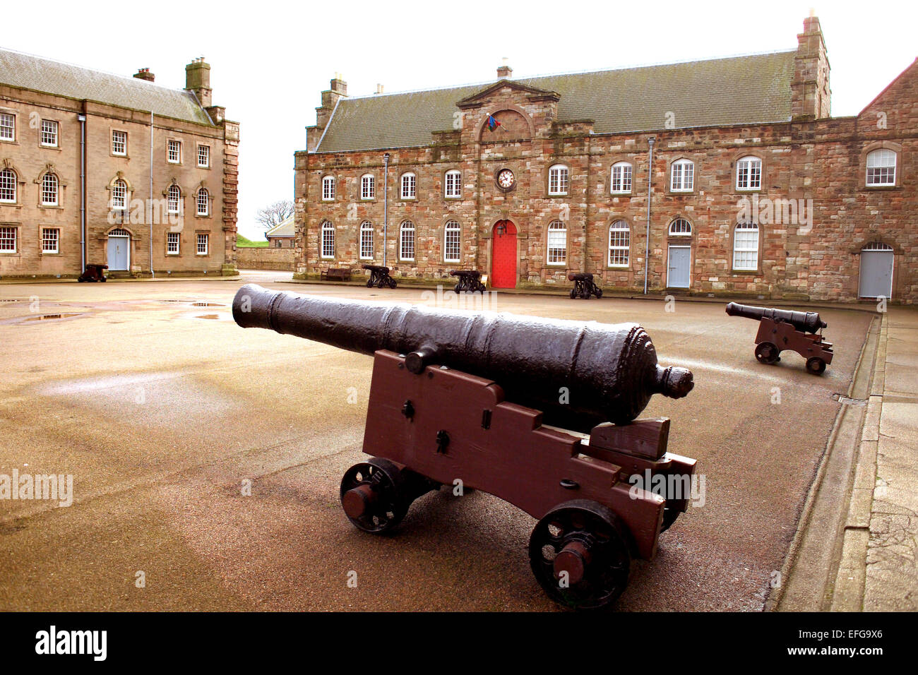 Berwick-upon-Tweed Barracks and Main Guard Stock Photo - Alamy