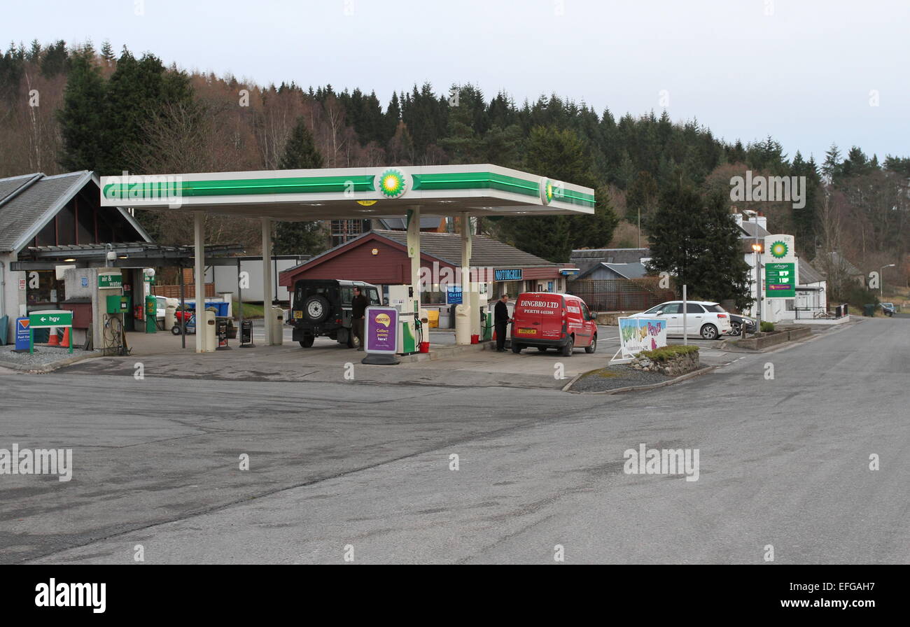 Petrol station scotland hi-res stock photography and images - Alamy