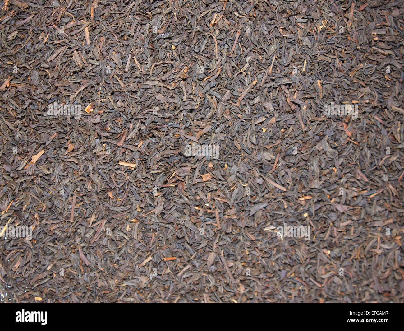 Loose tea leaves useful as a background Stock Photo - Alamy