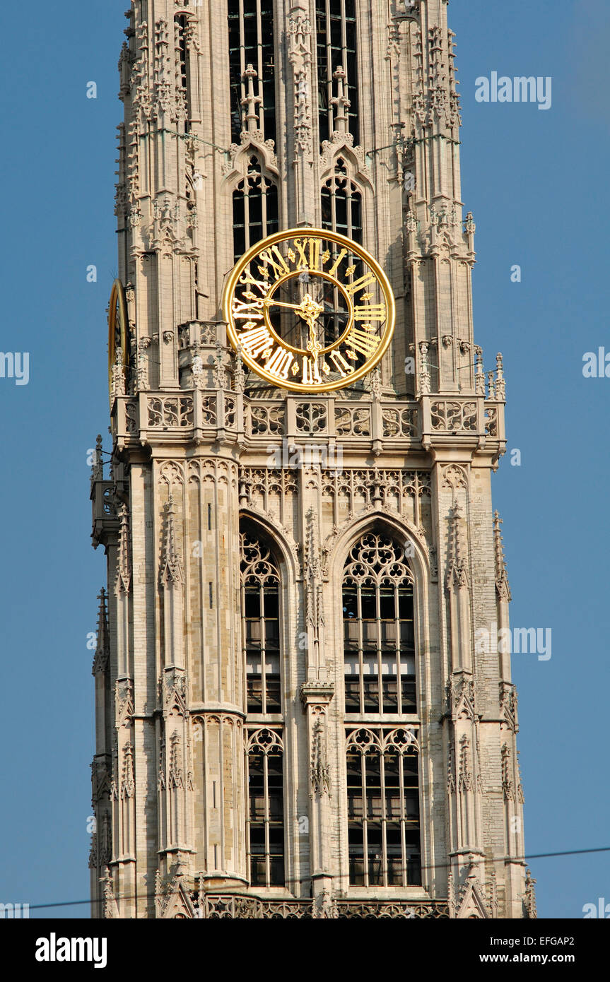 Belgium, Flanders, Antwerp, Cathedral of Our Lady, Onze-Lieve ...