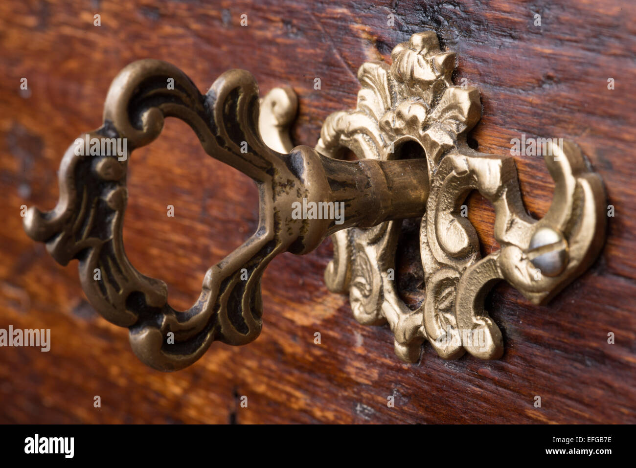 Vintage key and keyhole hi-res stock photography and images - Alamy