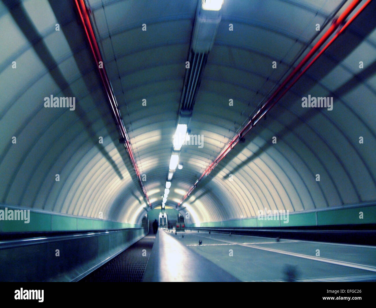Modern pedestrian tunnel hi-res stock photography and images - Alamy