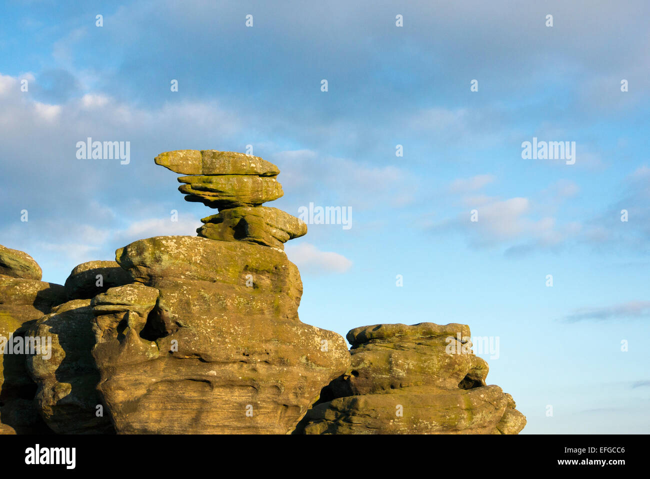 Brimham Rocks, Yorkshire, England, United Kingdom Stock Photo - Alamy
