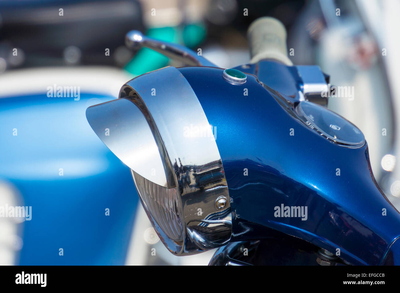 Handle bar of vespa hi-res stock photography and images - Alamy