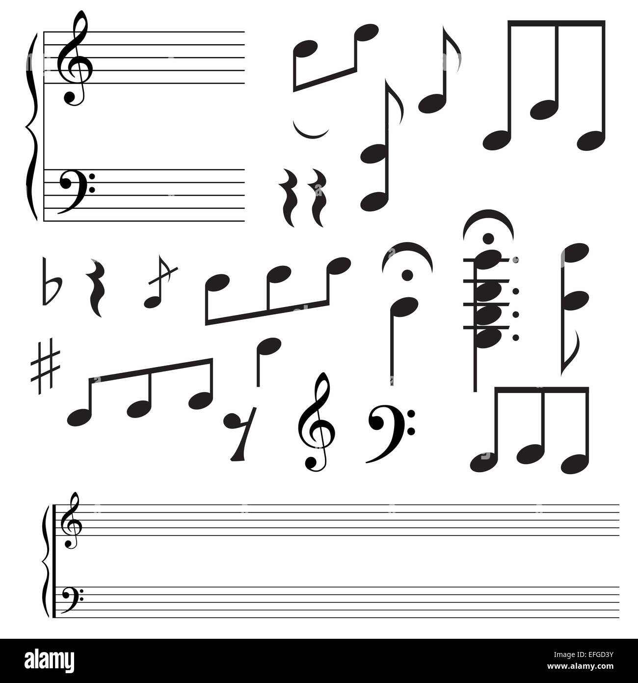 G clef hi-res stock photography and images - Alamy