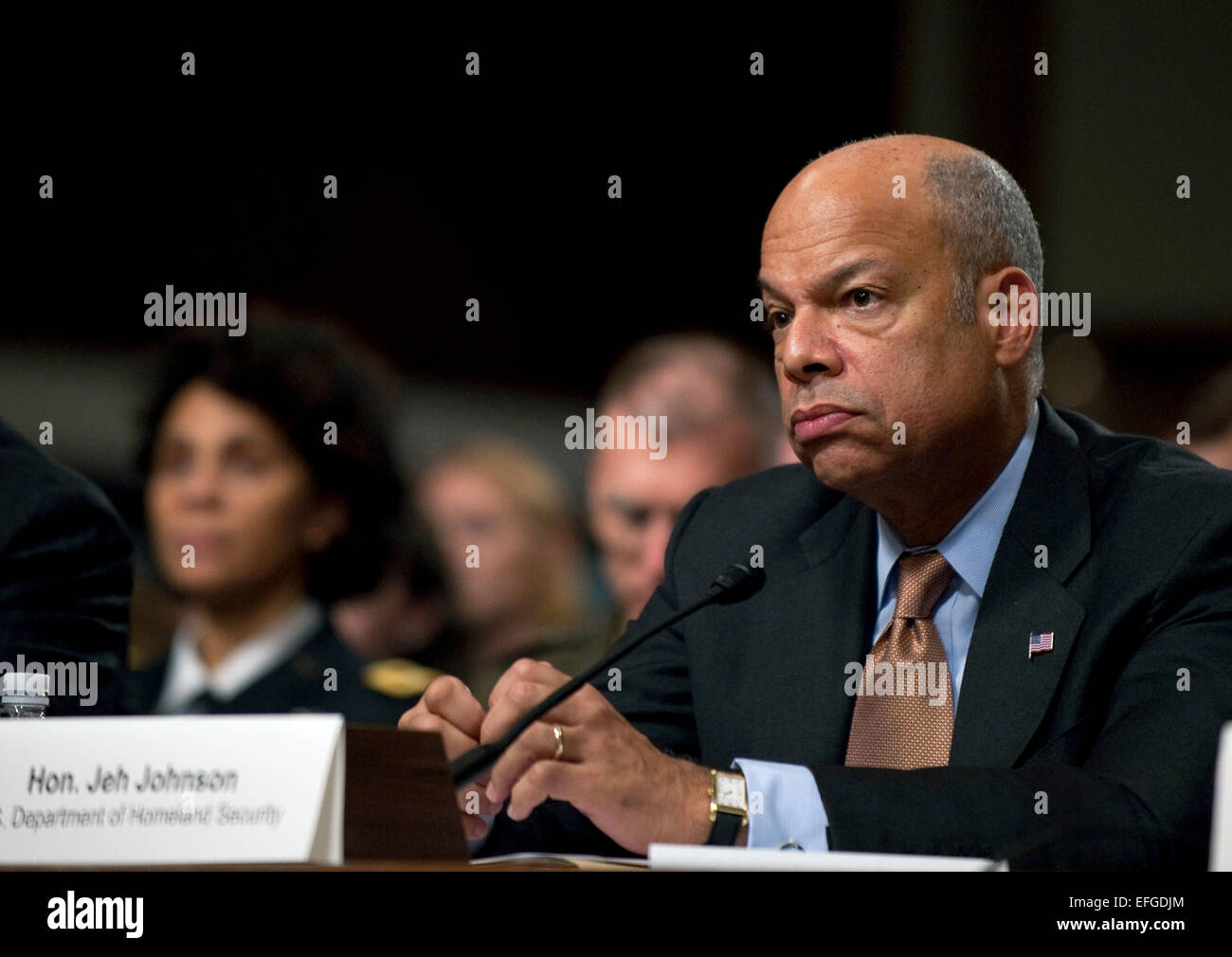 Us secretary homeland security jeh hi-res stock photography and images ...
