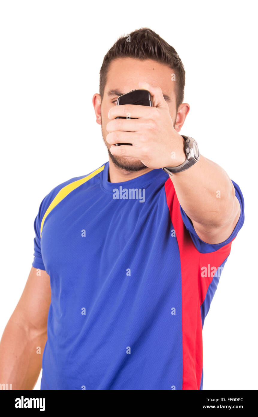 Passionate soccer fan hi-res stock photography and images - Alamy