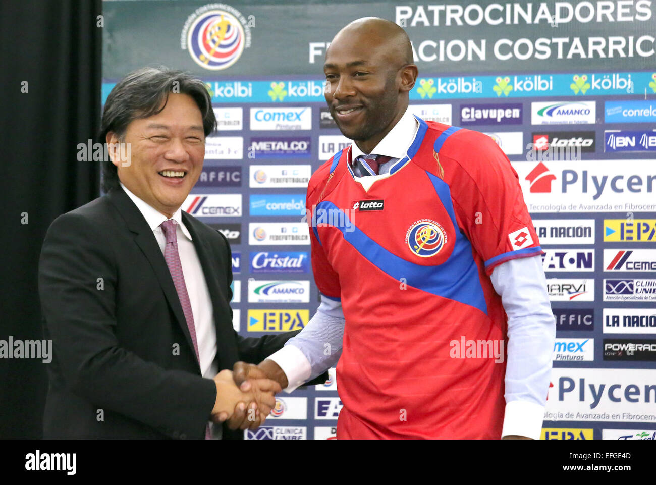 Costa rican national team hi-res stock photography and images - Alamy