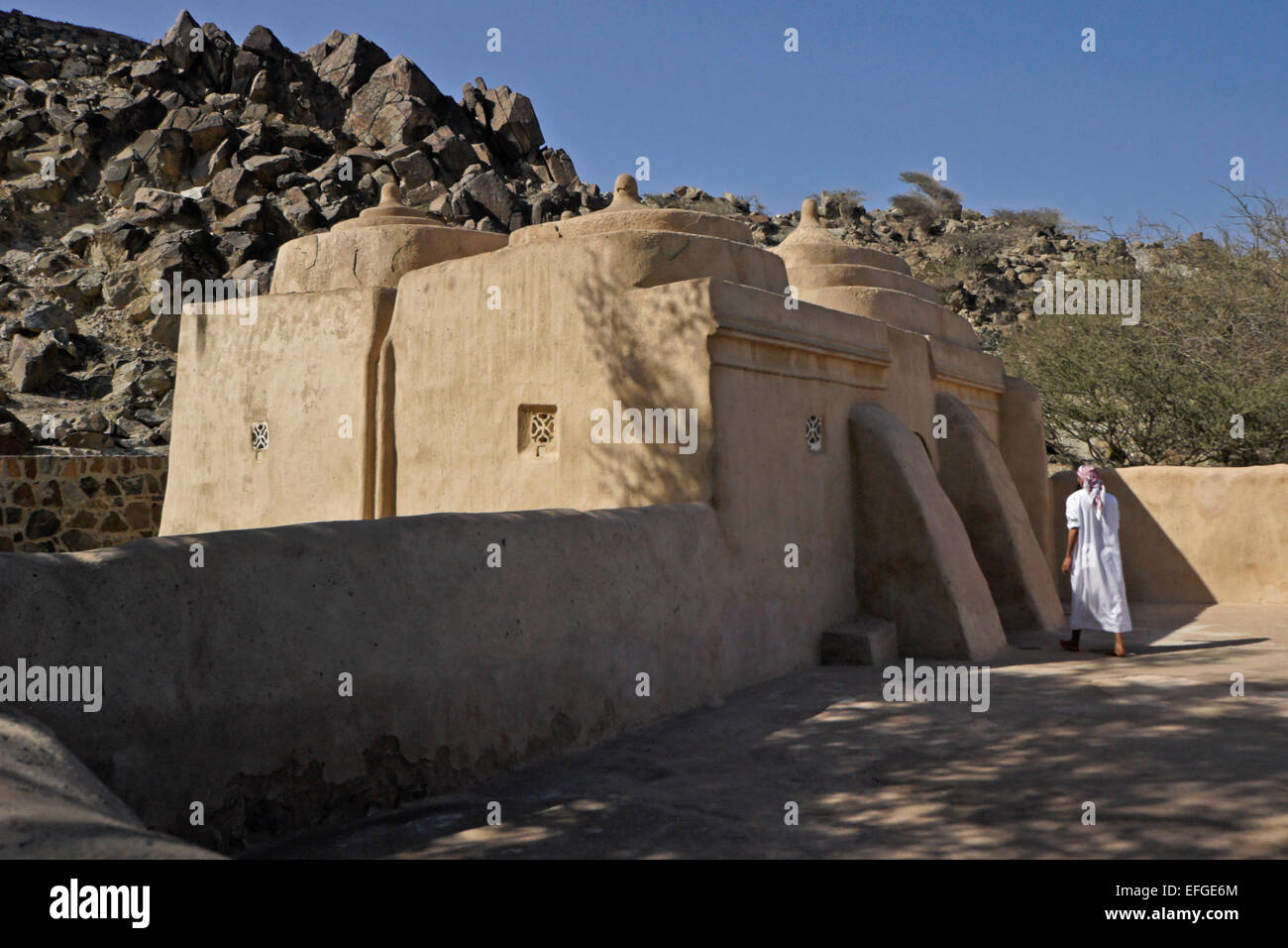 Al Badiyah (Bidyah, Bidiya) Mosque, Fujairah United Arab Emirates Stock ...