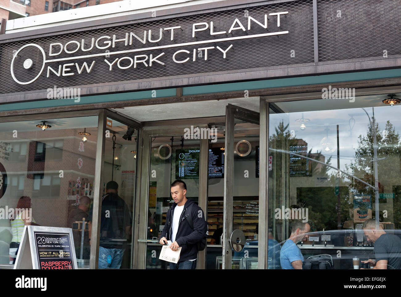The original Doughnut Plant is on Grand Avenue in New York City, USA ...