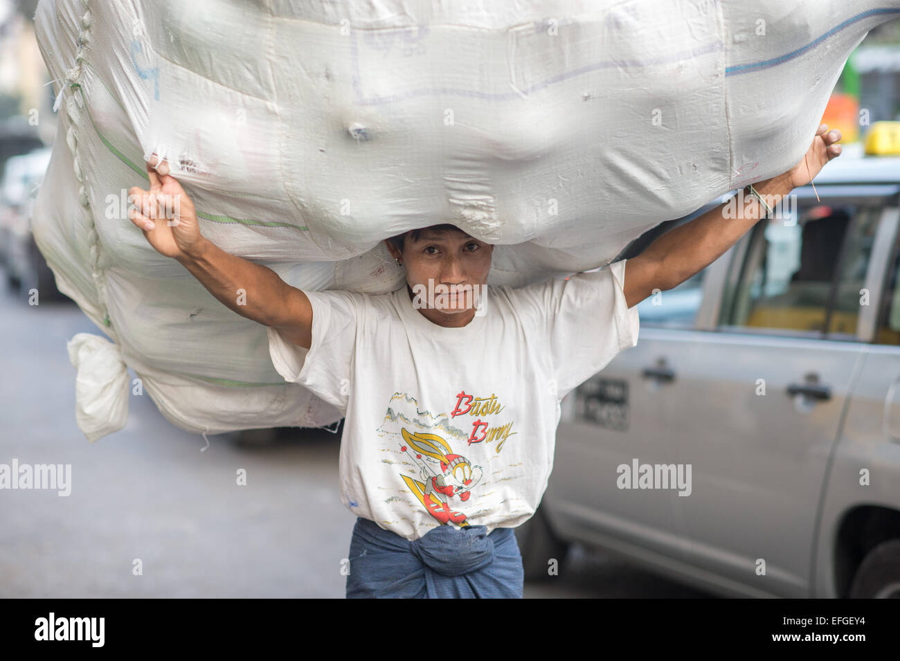 Faces of Myanmar Stock Photo - Alamy