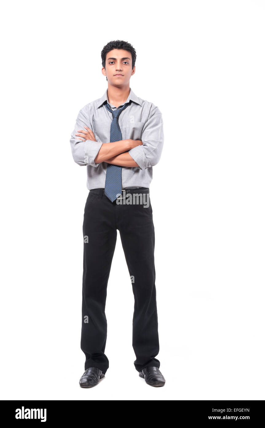 Man standing legs apart Cut Out Stock Images & Pictures - Alamy