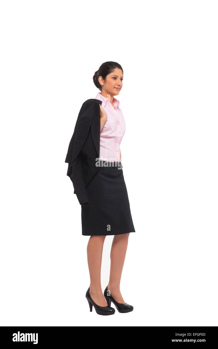 Woman left out at work Cut Out Stock Images & Pictures - Alamy