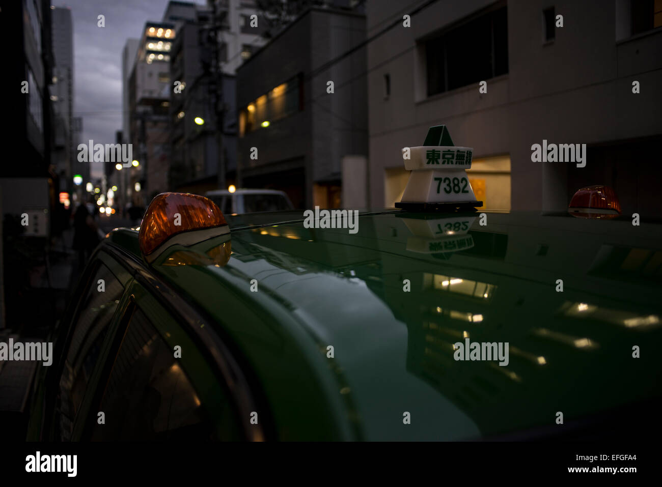 Japanese taxi hi-res stock photography and images - Alamy