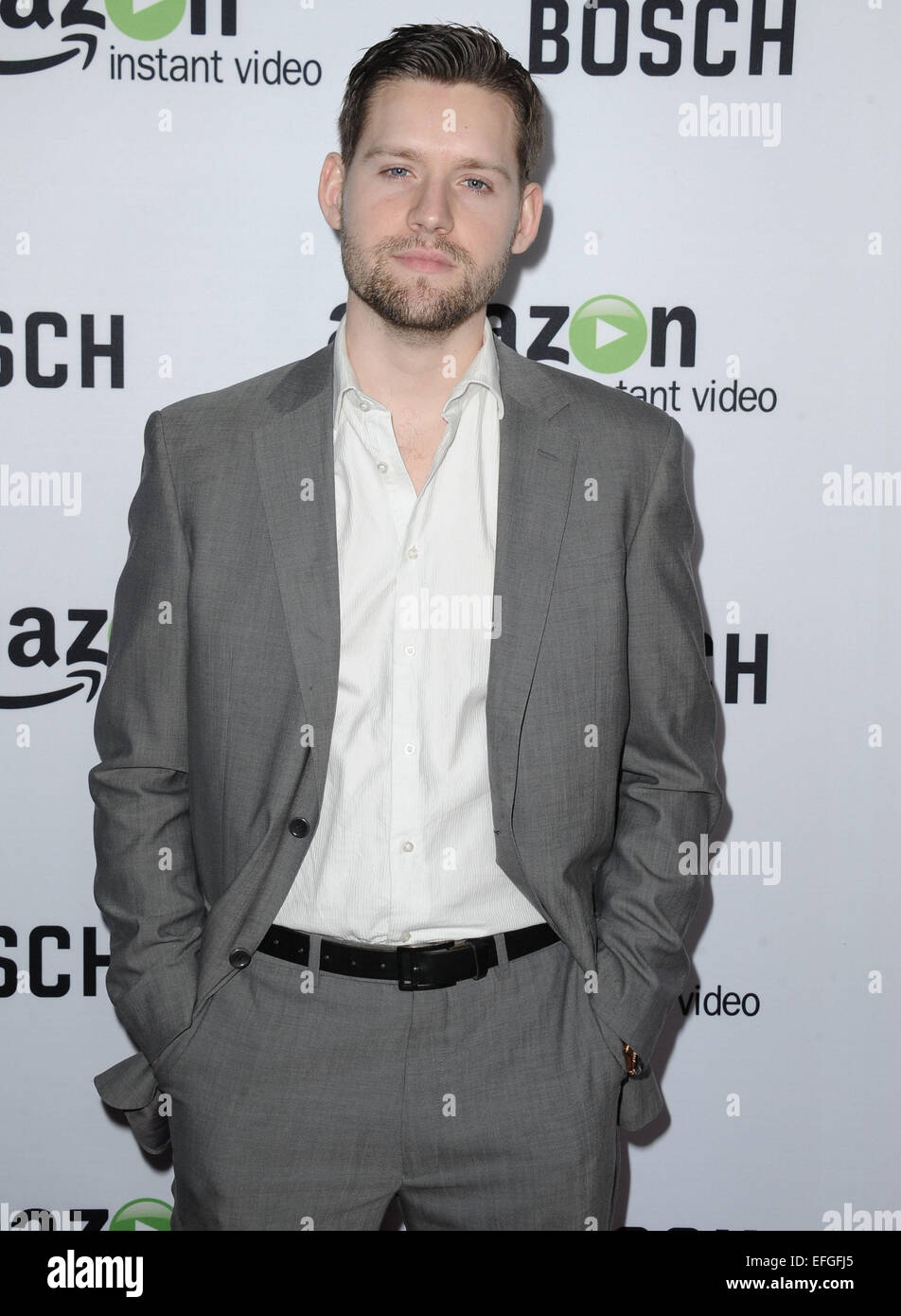 Los Angeles, California, USA. 3rd Feb, 2015. Luke Kleintank attending ...