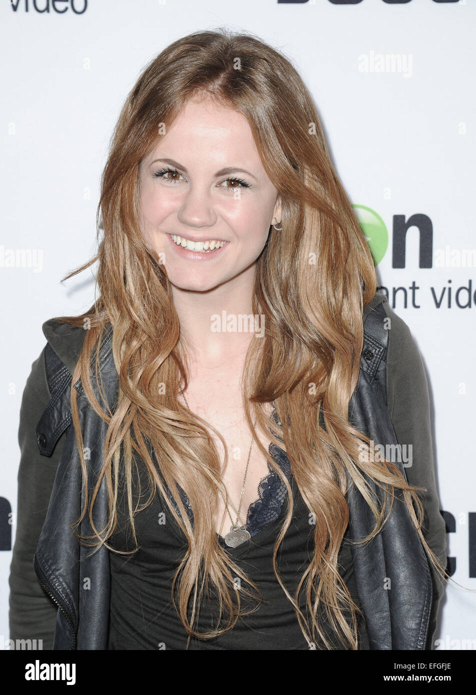 Los Angeles, California, USA. 3rd Feb, 2015. Mackenzie Lintz attending ...