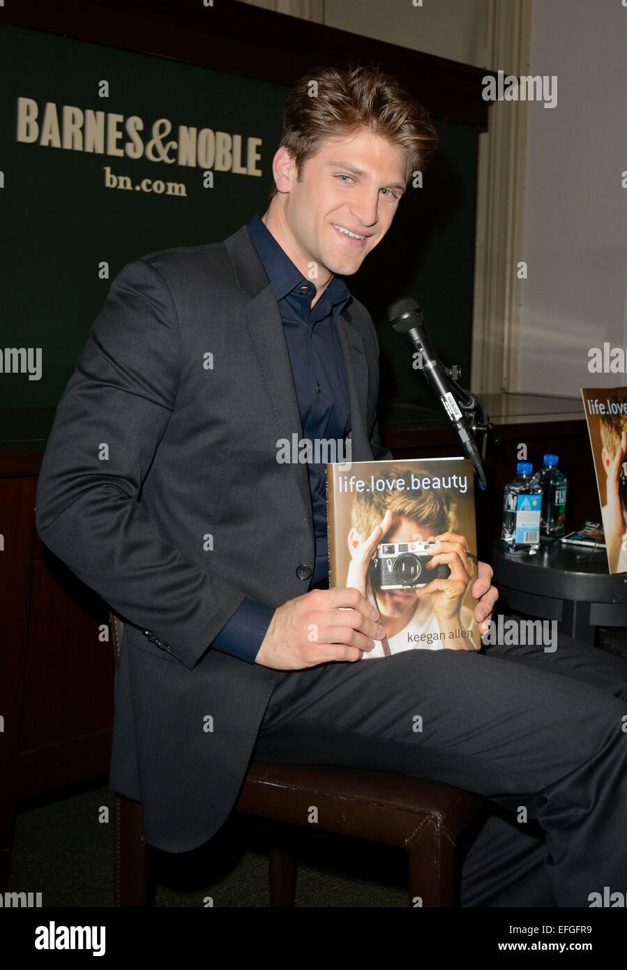 New York, NY, USA. 3rd Feb, 2015. Keegan Allen at in-store appearance ...