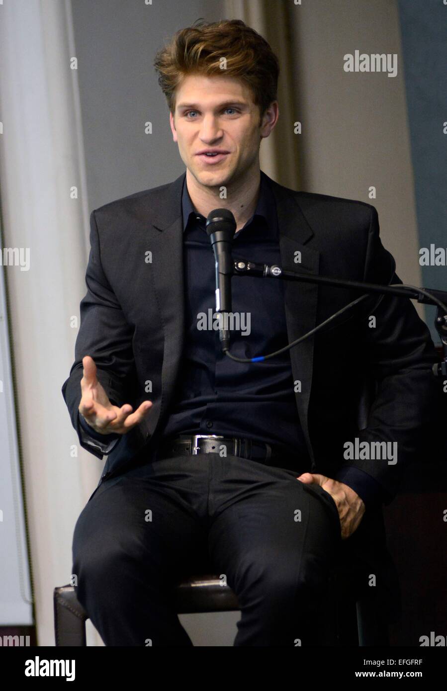 New York, NY, USA. 3rd Feb, 2015. Keegan Allen at in-store appearance ...