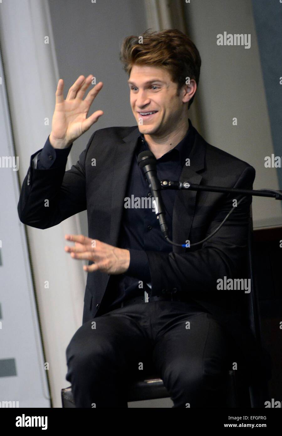 New York, NY, USA. 3rd Feb, 2015. Keegan Allen at in-store appearance ...