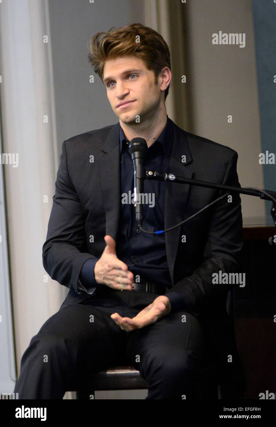 New York, NY, USA. 3rd Feb, 2015. Keegan Allen at in-store appearance ...