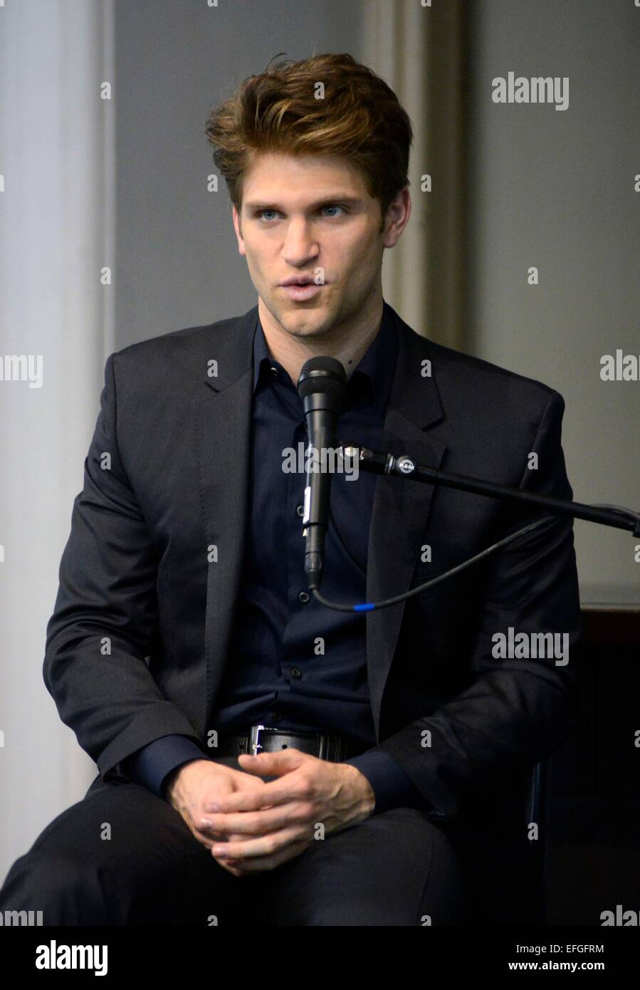 New York, NY, USA. 3rd Feb, 2015. Keegan Allen at in-store appearance ...