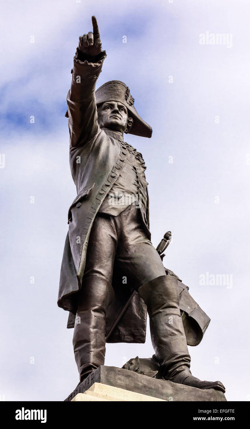 General Rochambeau Statue Lafayette Park Autumn Washington DC. In ...