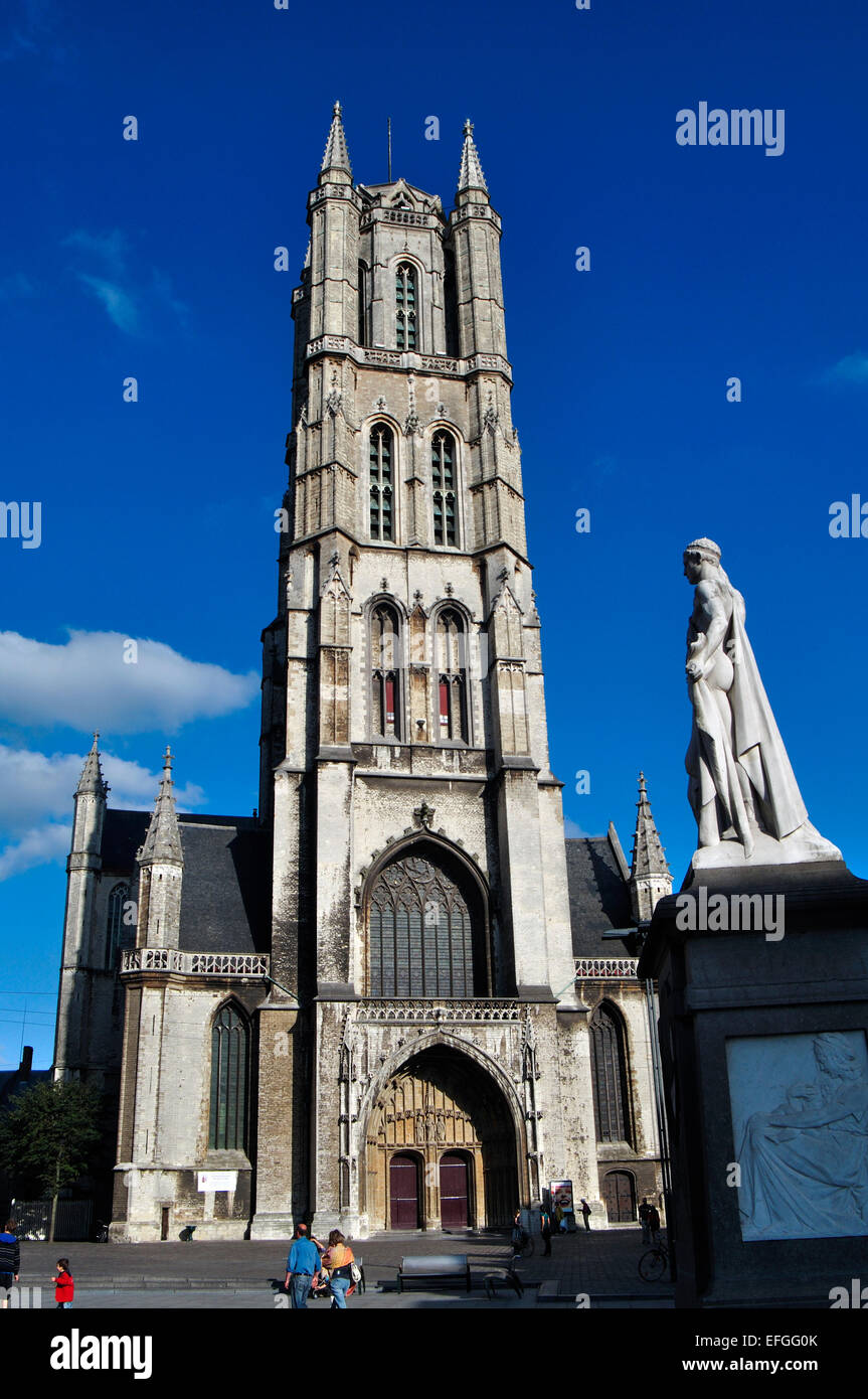 Belgium, Flanders, Ghent, St. Bavo Cathedral, St. Baafskathedraal ...