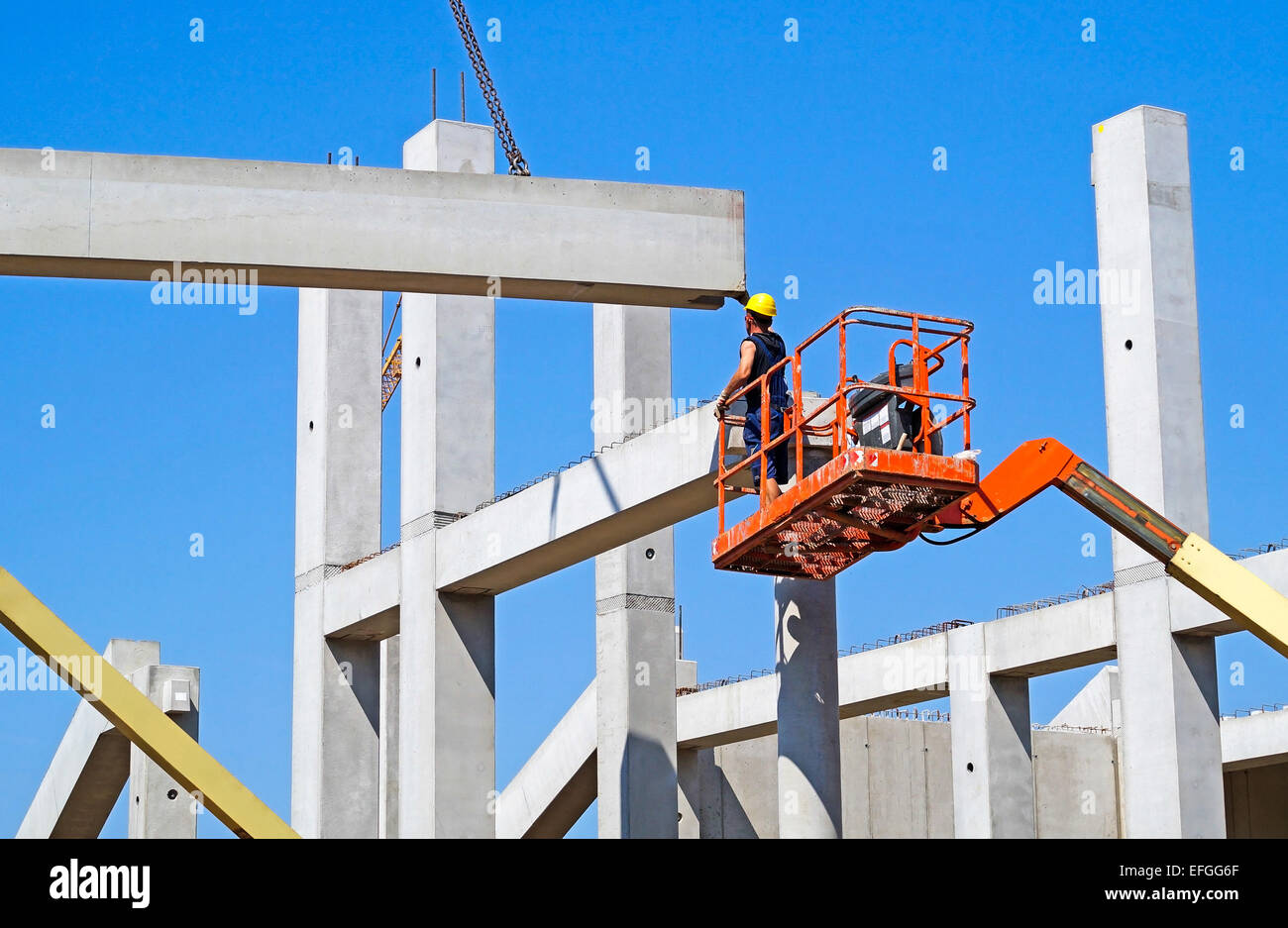 Working at the construction site Stock Photo - Alamy