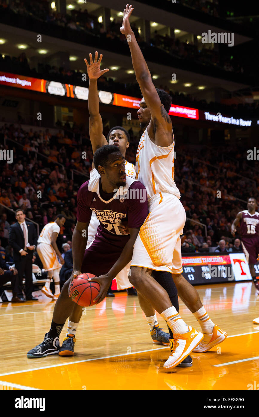 Knoxville, Tennessee, USA. 3rd February, 2015. Gavin Ware #20 of the ...