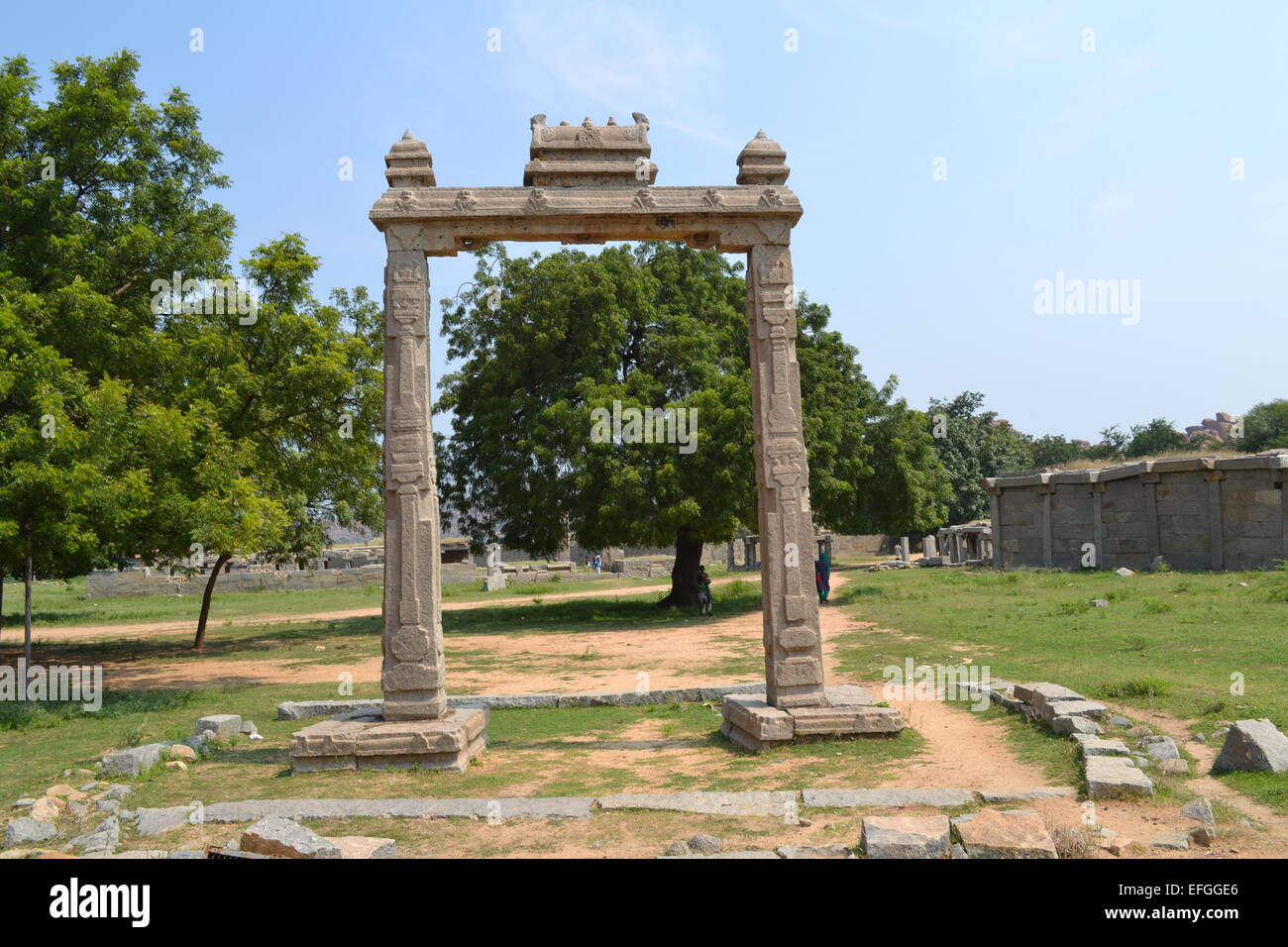 Kings balance @ Hampi - UNESCO World Heritage site Stock Photo - Alamy