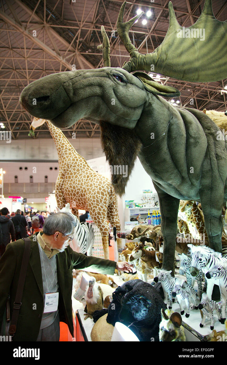 Tokyo, Japan. 4th Feb, 2015. Tokyo Gift Show:Gift products on display ...